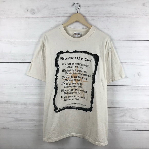 Disney | Shirts | Vintage 99s Disney Club Creed Tshirt | Poshmark